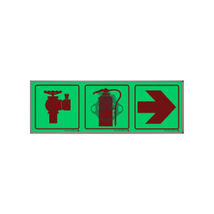 F12 – Fire Extinguisher, Fire Hydrant and Arrow Right SABS sign ...